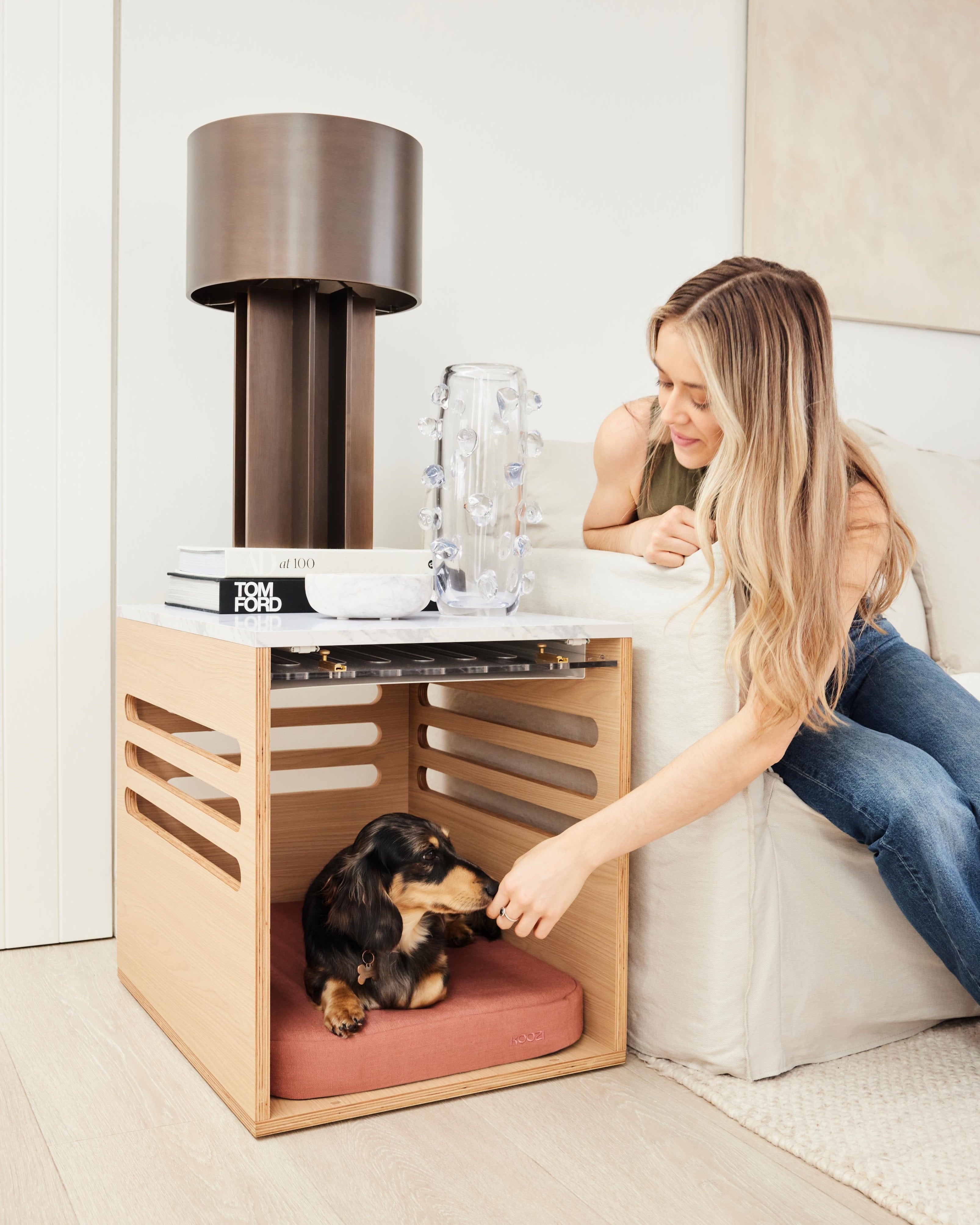 Aesthetic Dog Crate Side Table | Koozi – Koozi Pets